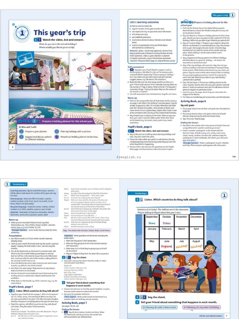 Power Up 4 Teachers Book-Unit1 Compressed PDF | PDF