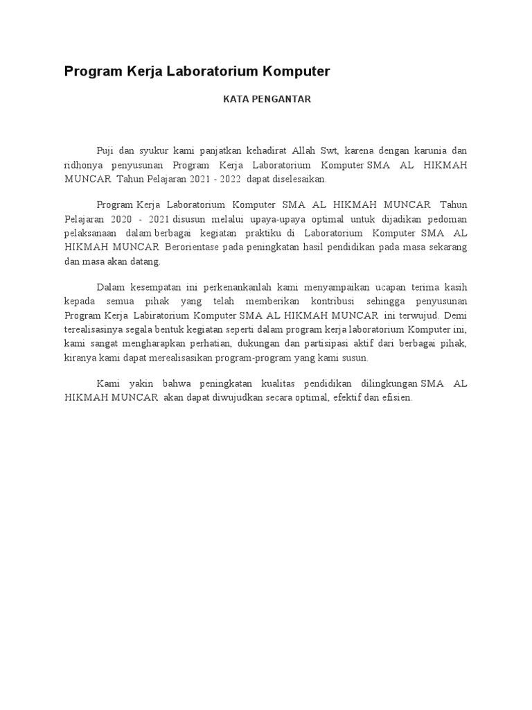 Proker Lab Komputer | PDF