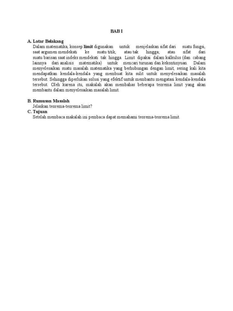 Teorema Limit | PDF