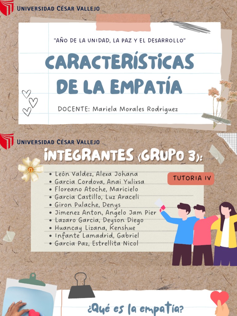 CARACTERÍSTICAS DE LA EMPATÍA (1).pdf | PDF | Empatía | Cognición
