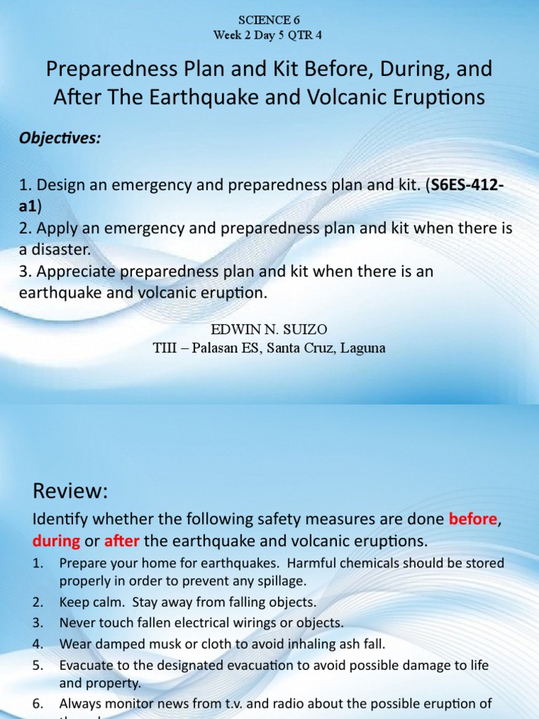 SCIENCE 6 WEEK 2 DAY 5 QTR 4 Group Activity | PDF
