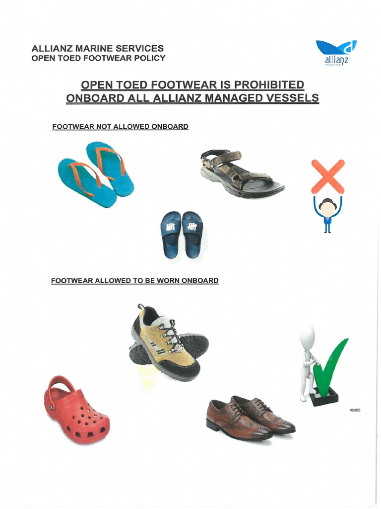 AMS OPEN TOED FOOTWARE POLICY.pdf | PDF