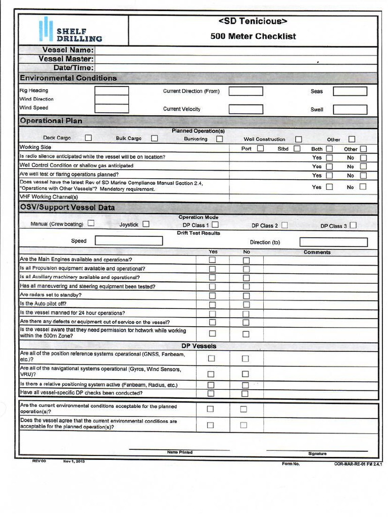 500 M CHECKLIST SD TENICIOUS.pdf | PDF