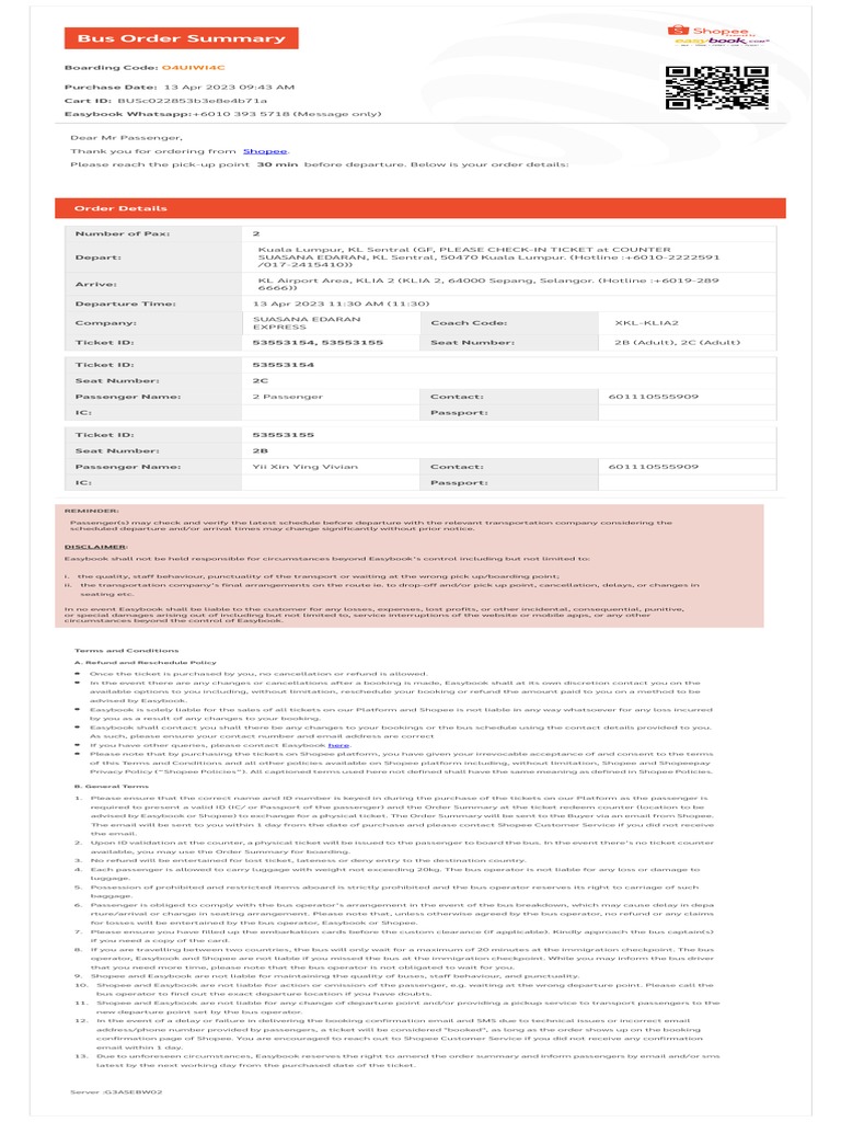 Order Summary Pdf Pdf