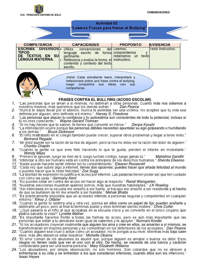 ACTIVIDAD #02-EXP. 02 5to | PDF