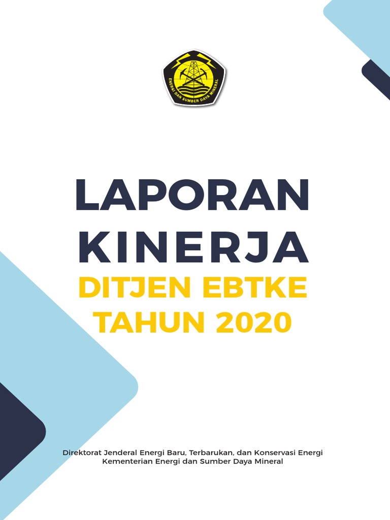 Content Laporan Kinerja Ditjen Ebtke 2020 PDF | PDF