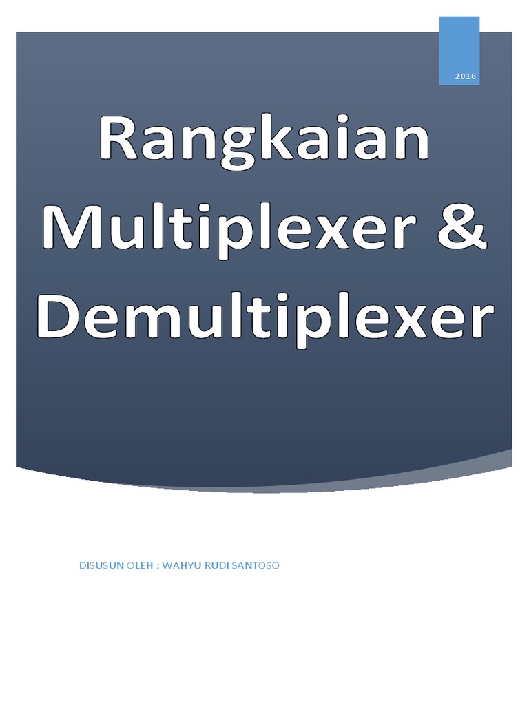Rangkaian MUX-DEMUX | PDF