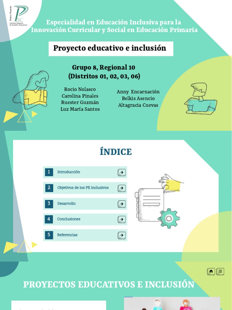 Genially-Proyecto Educativo PDF | PDF | Inclusión (Educación) | Cognición