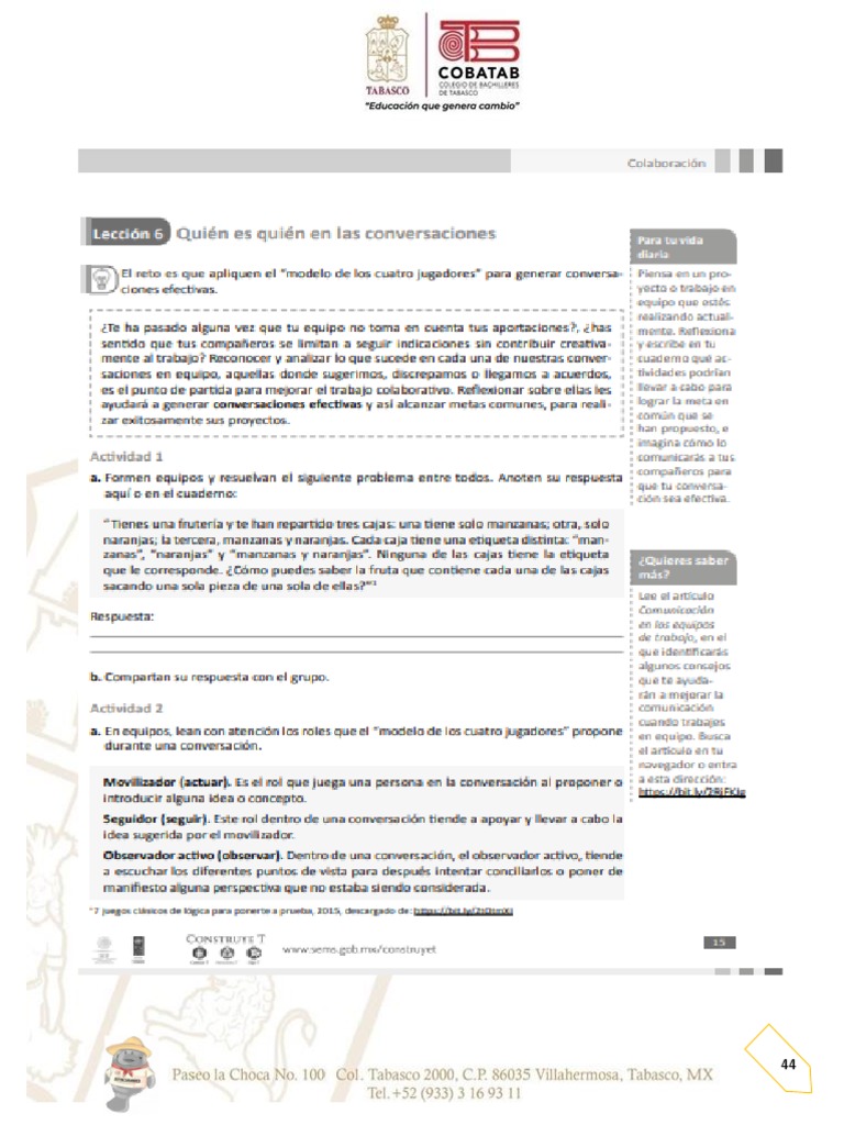 Construyete Leccion 6 PDF | PDF