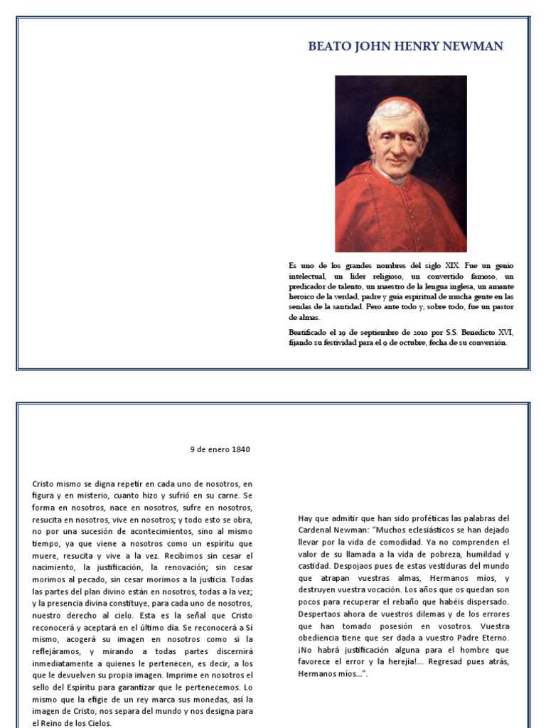 Beato John Henry Newman | PDF