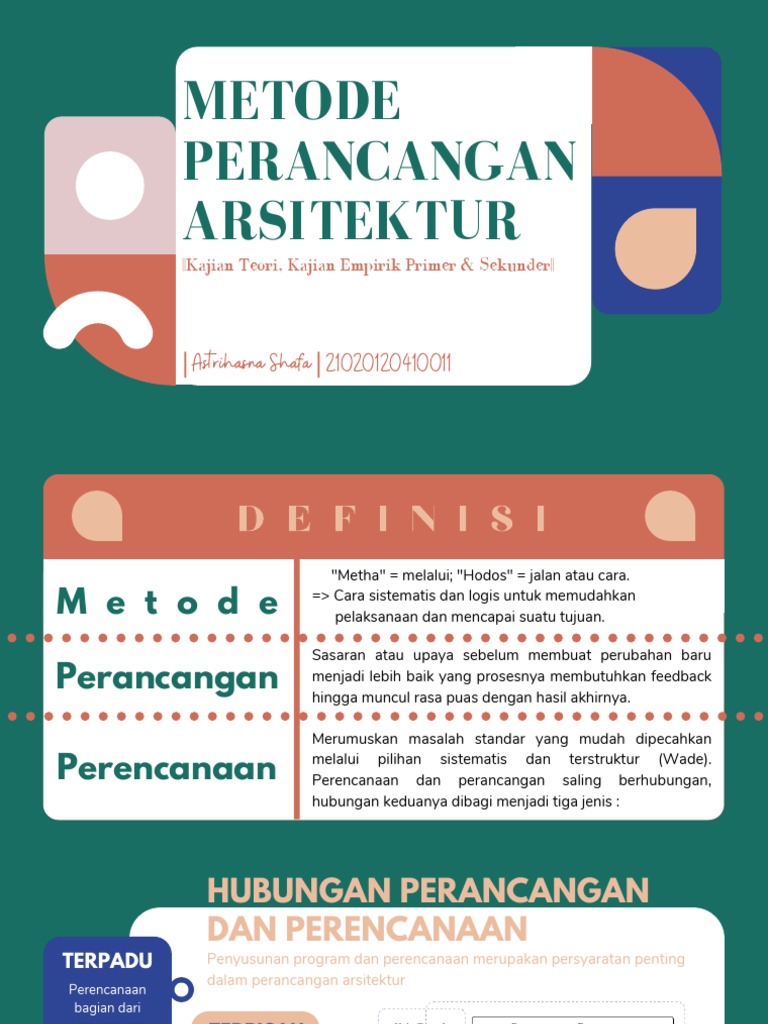 Metode Perancangan Arsitektur Modern | PDF