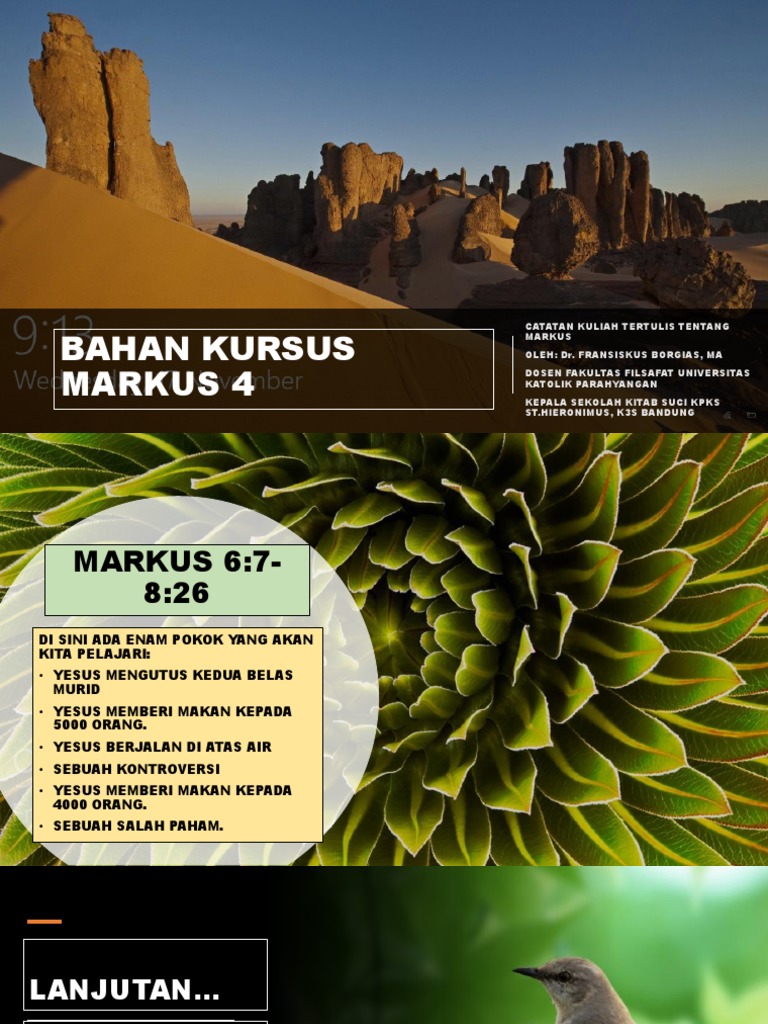 4 - Kitab Markus - 29 Maret 2022 PDF | PDF