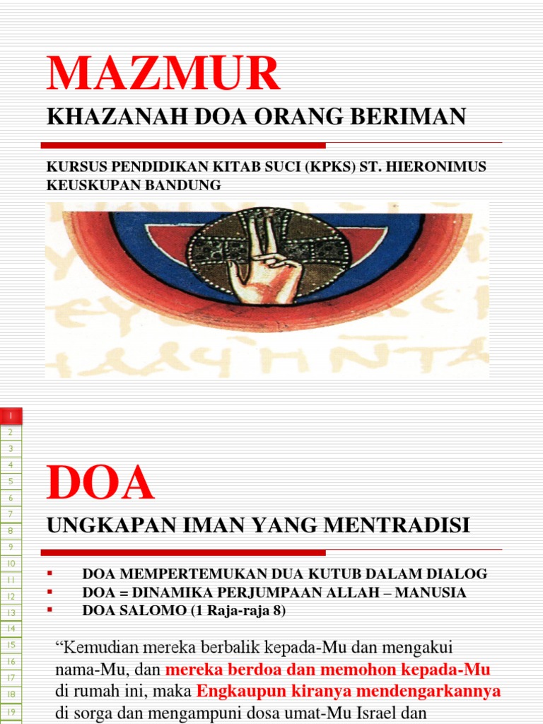 1 - Kitab Mazmur - 05 April 2022 | PDF