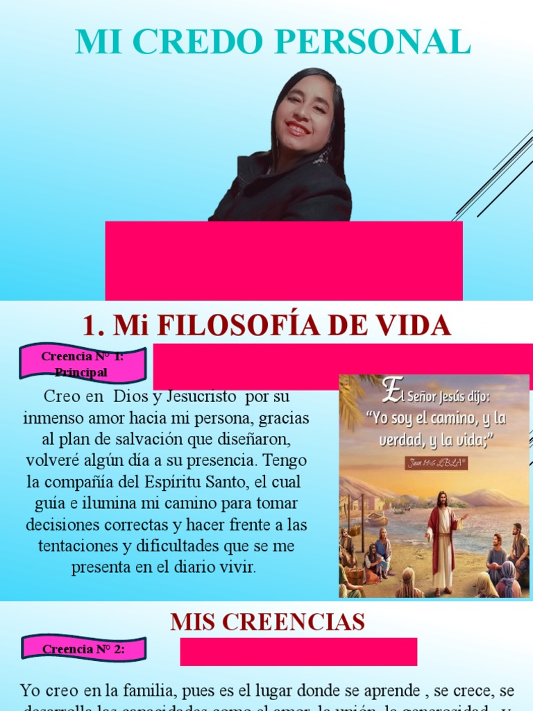 MI CREDO PERSONAL (Autoguardado) | PDF
