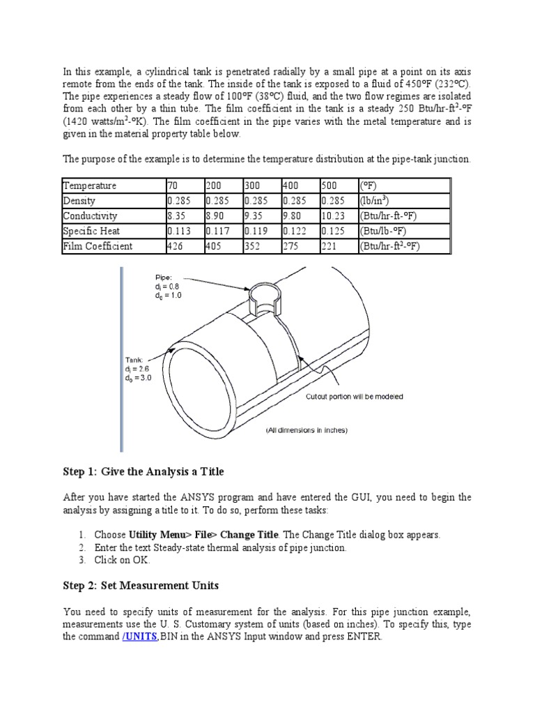 Thermal Analysis Example | PDF