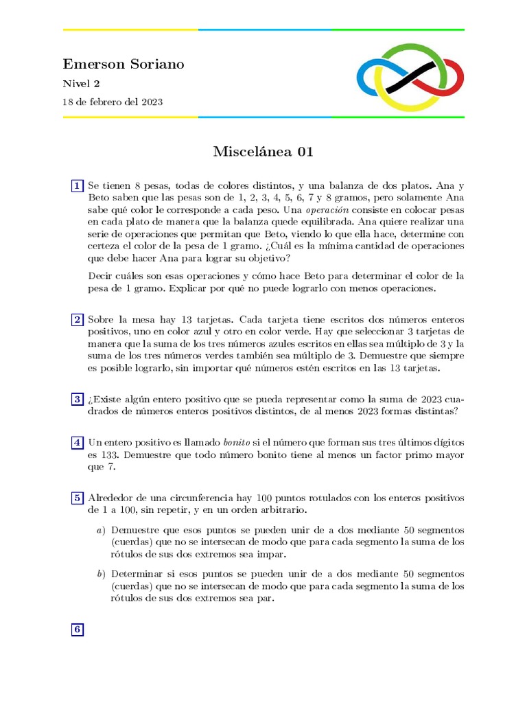 Miscelánea 01 PDF | PDF