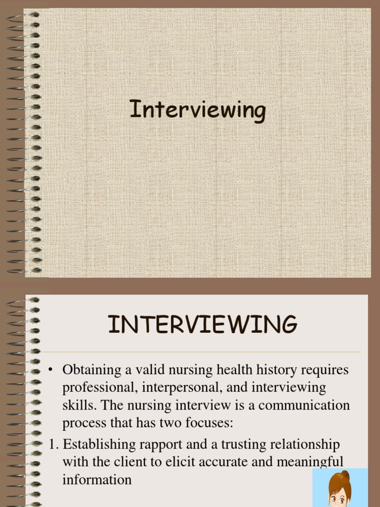 Obtaining a Complete Health History: Effective Communication Techniques ...