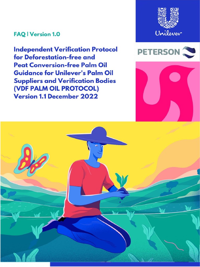FAQ - Unilever VDF Palm Oil Protocol PDF | PDF
