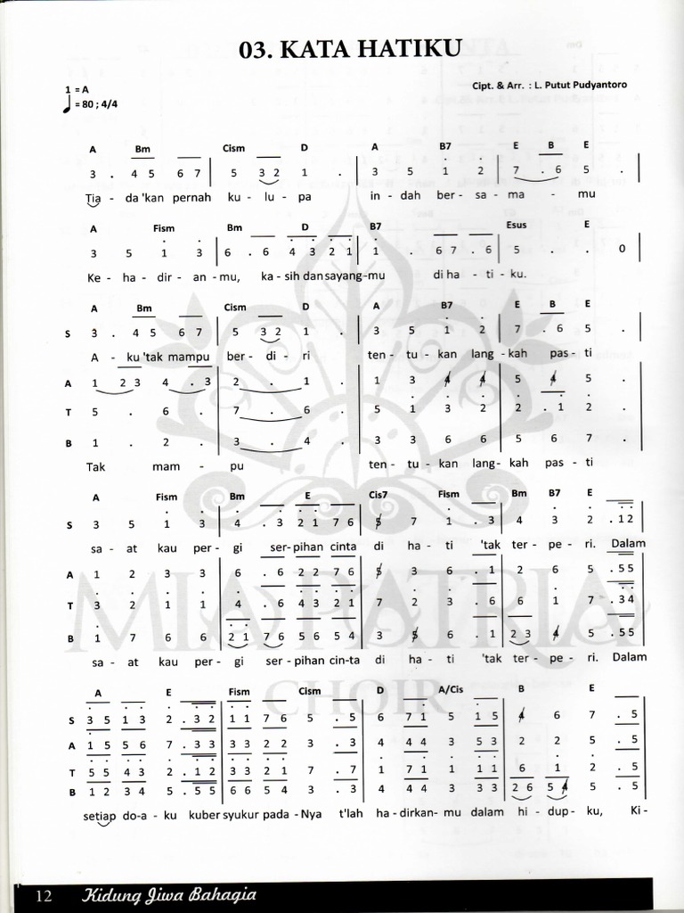 Kata Hatiku - Putut PDF | PDF