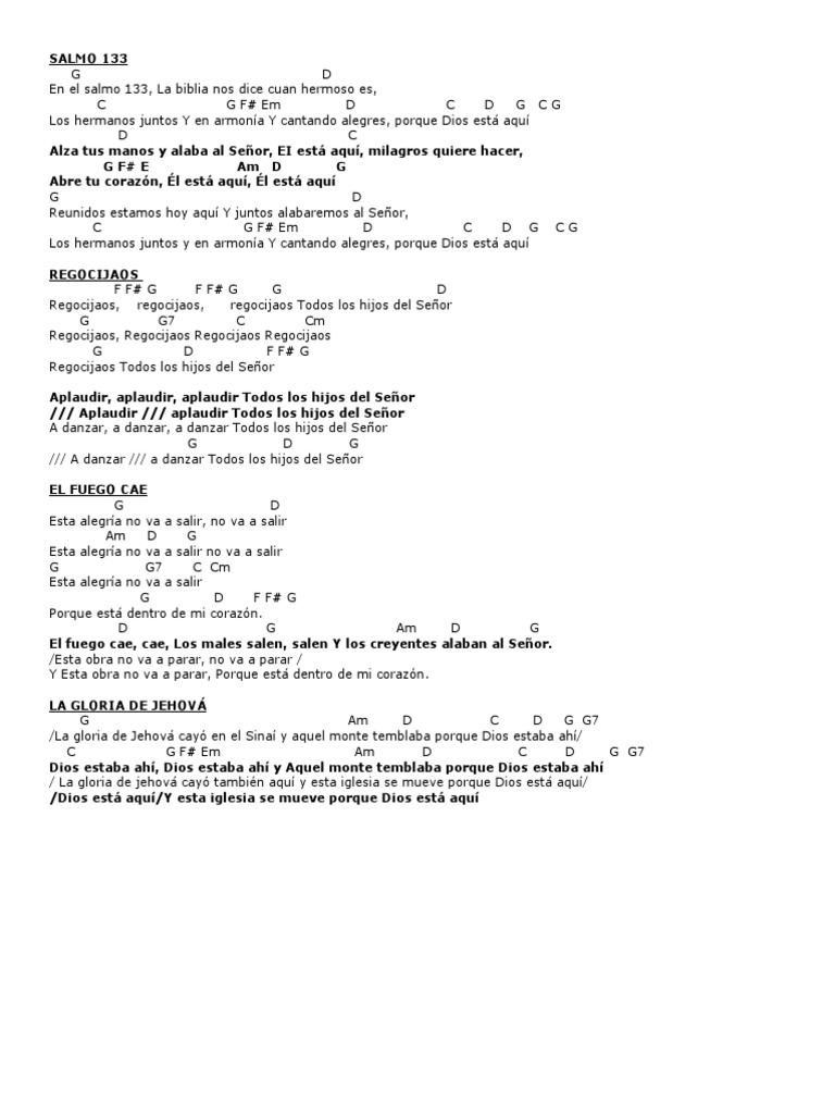 SALMO 133 Notas | PDF