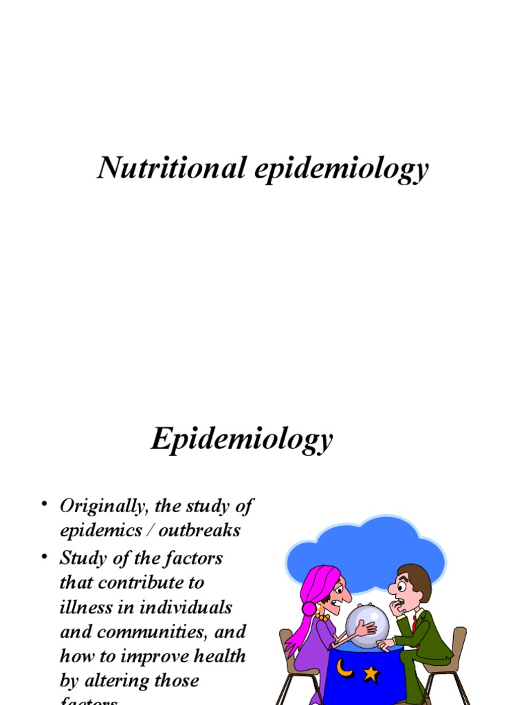 Nutritional Epidemiology | PDF | Epidemiology | Epidemics