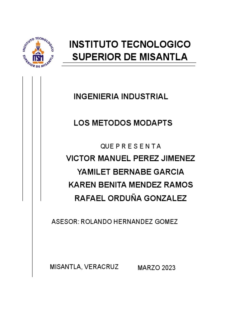 Modapts Modapts | PDF