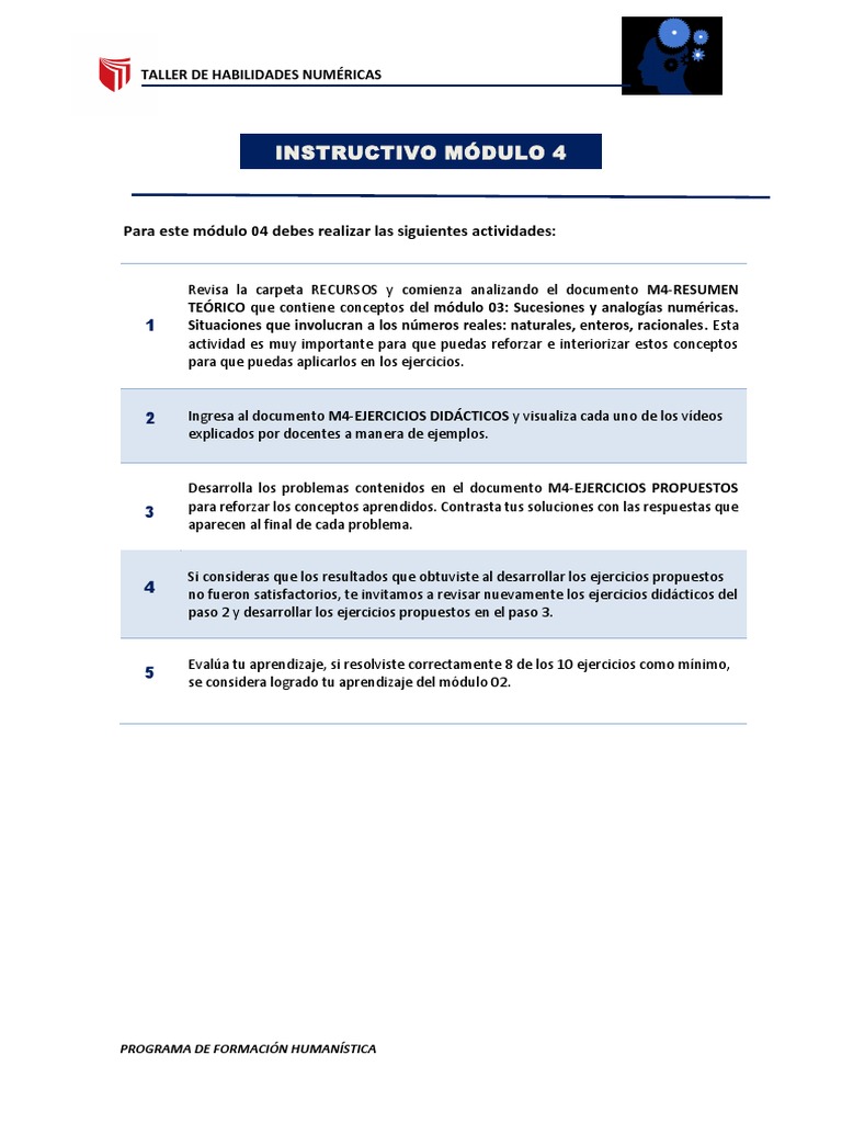 M4 Instructivo PDF | PDF