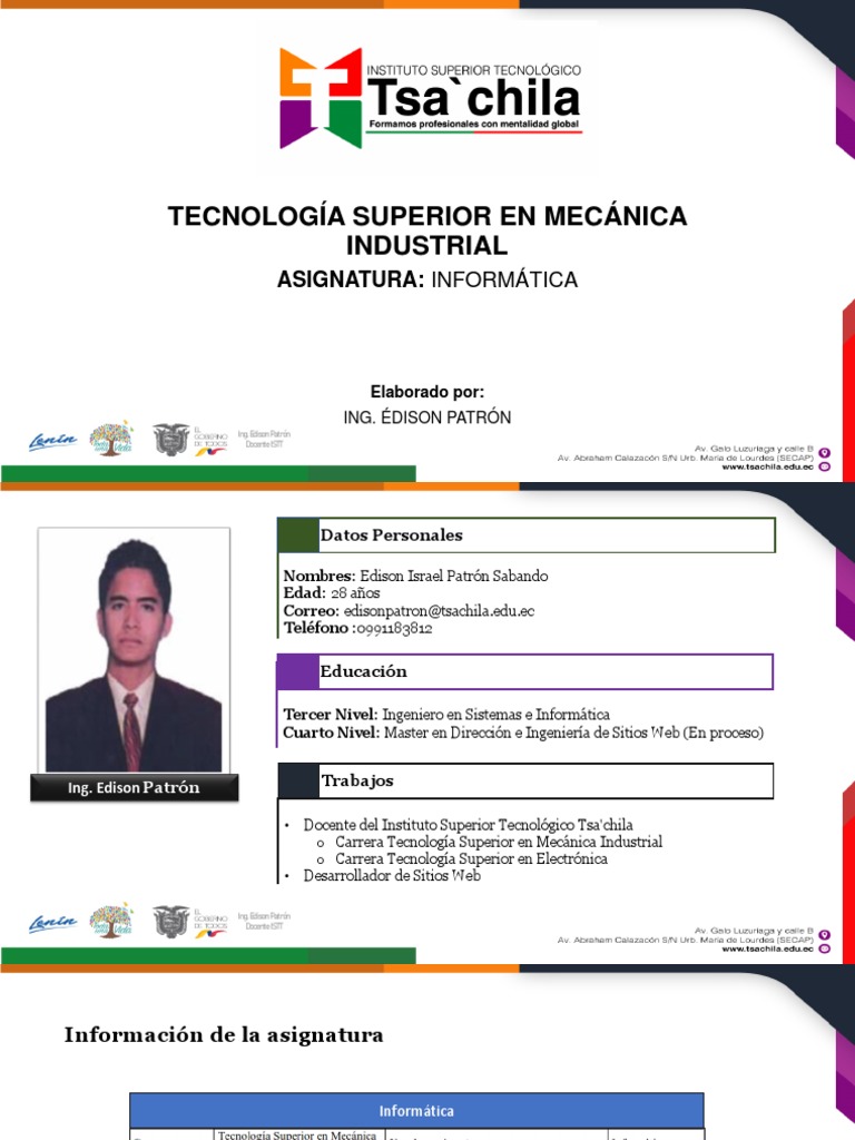 Presentación Informatica MI PDF | PDF