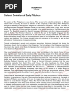 Tools and Equipment of Early Filipinos | PDF | Paleolithic | Neolithic