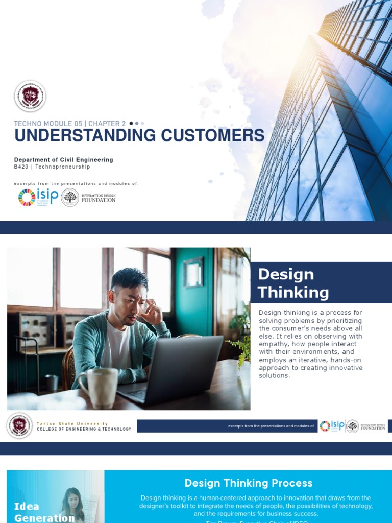B423 - M05 - Understanding Customers | PDF | Design Thinking | Thought