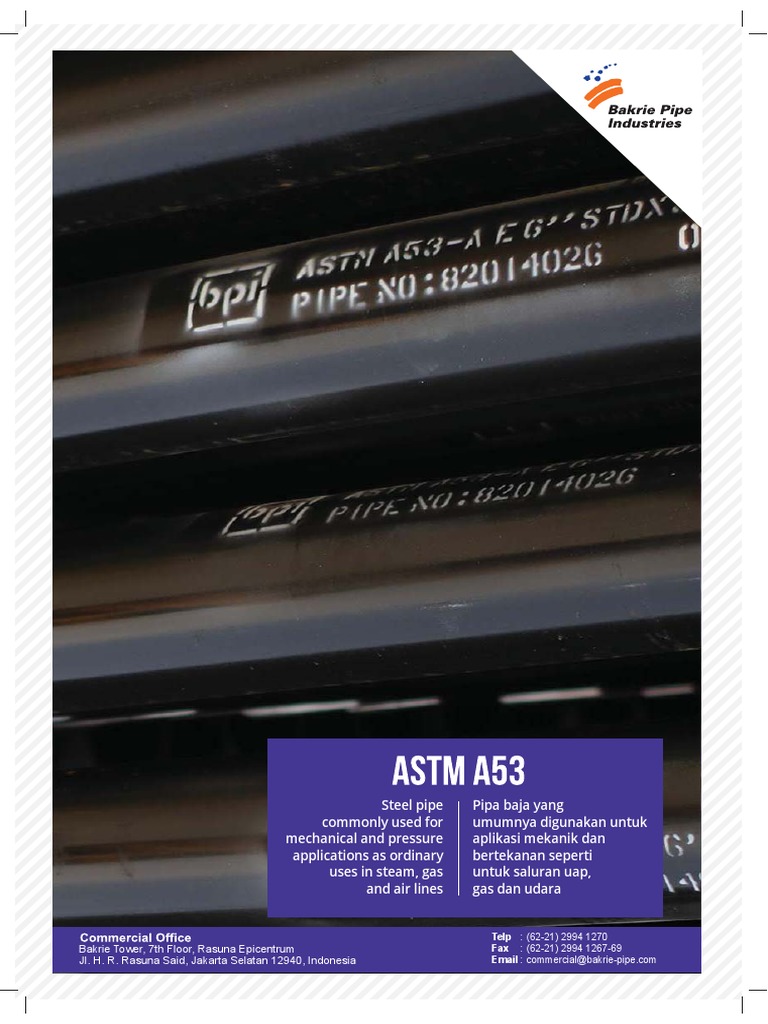 Exhaust Pipe - ASTM A53.pdf | PDF