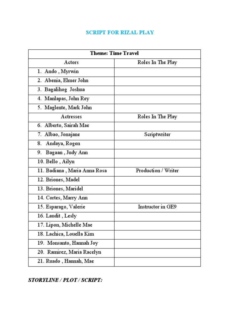 GE9-Play-Script | PDF