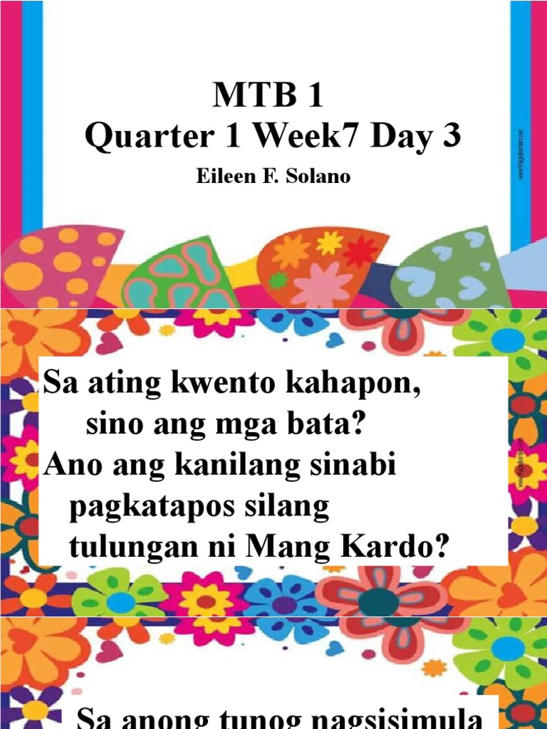 MTB 1 Q1 W7D3-PPTX.pptx | PDF