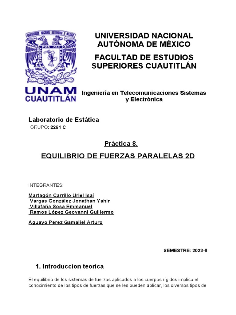 Practica8 - LabEst - 2261 C | PDF