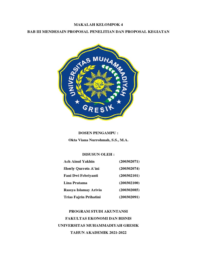 Panduan Desain Proposal Penelitian | PDF