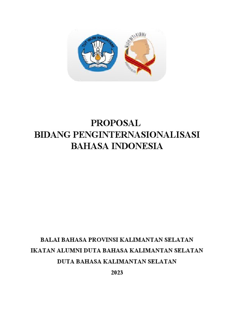 Internasionalisasi Bahasa Indonesia Kalsel | PDF