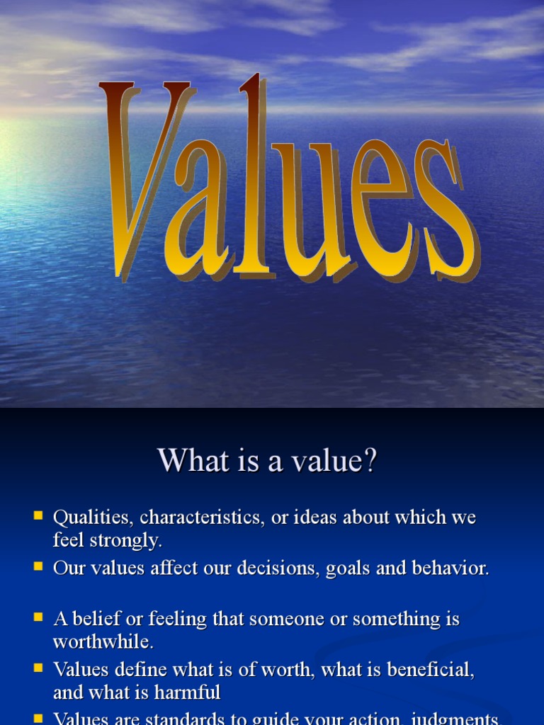 Values Pdf