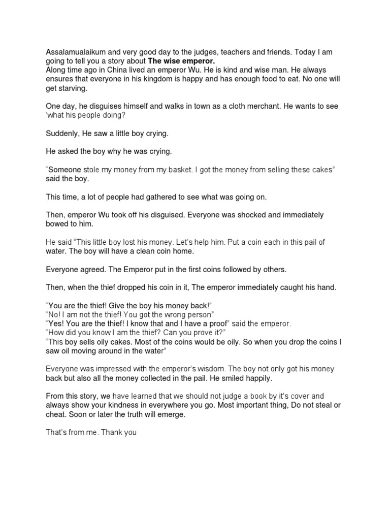 The Wise Emperor PDF | PDF