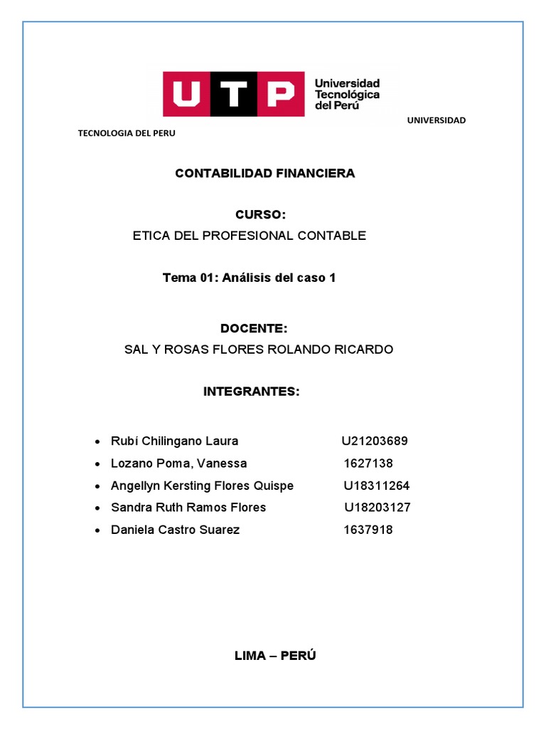 Analisis de Tema 1 - Avance | PDF | Perú