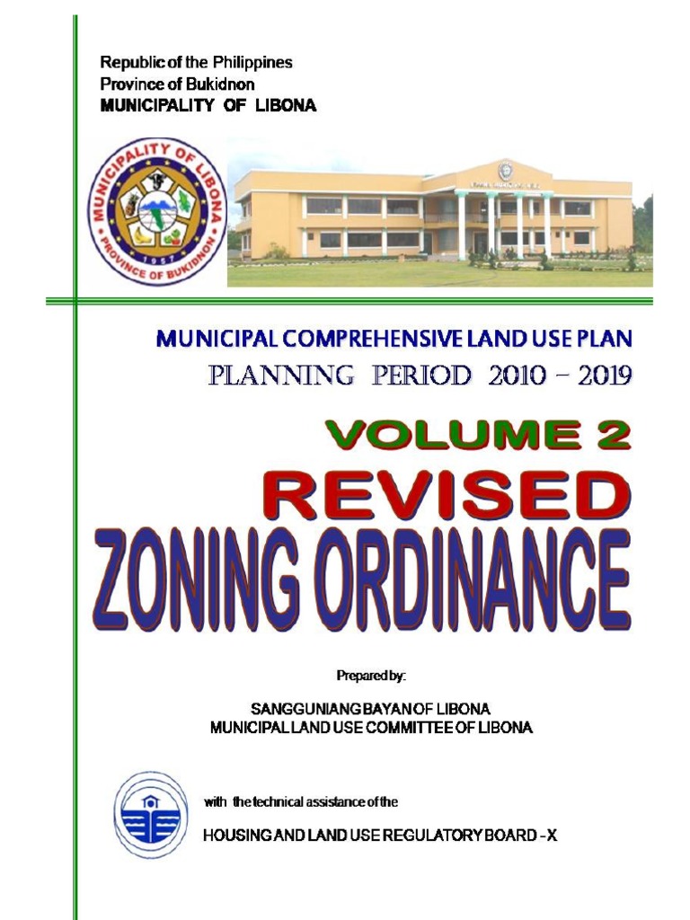 Municipal Land Use Plan and Zoning Ordinance | PDF