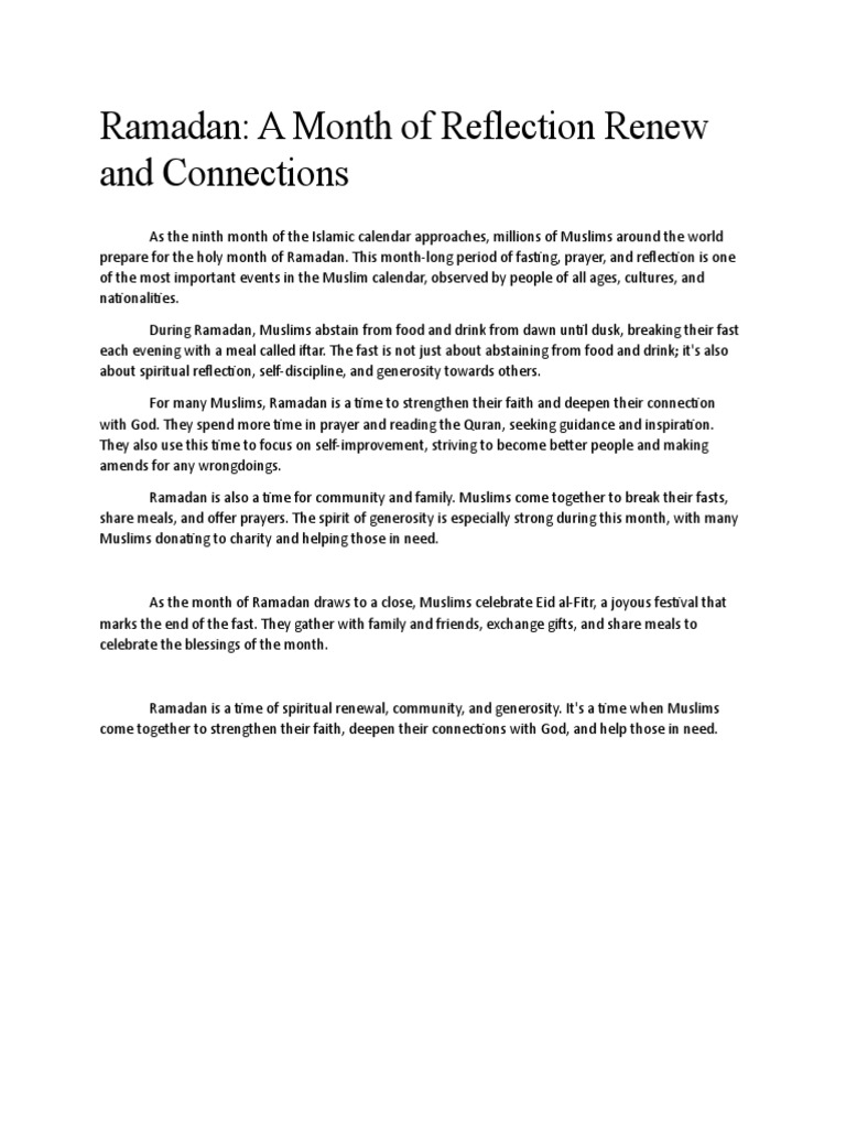 Feature Ramadan | PDF