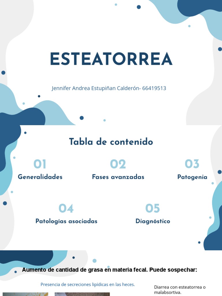 Esteatorrea PDF | PDF