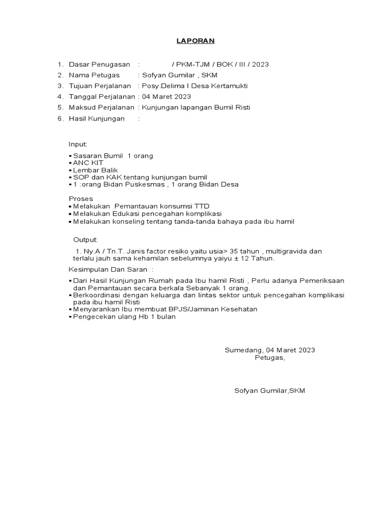 LPD Bumil Risti | PDF