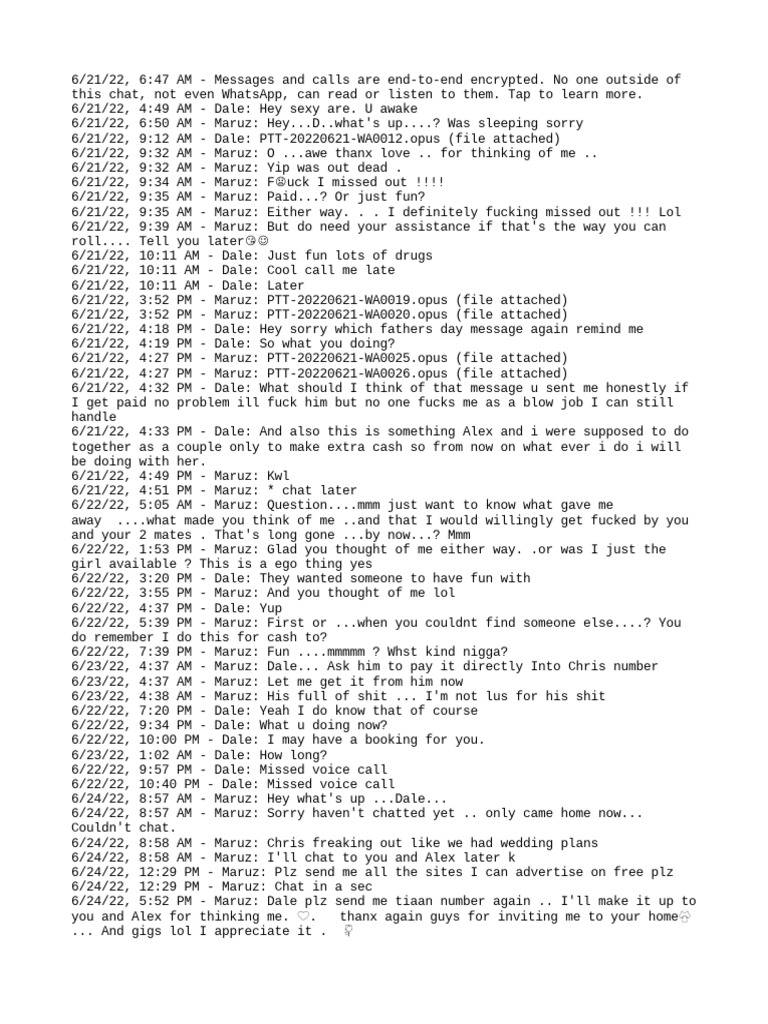 WhatsApp Chat With Dale-2 | PDF
