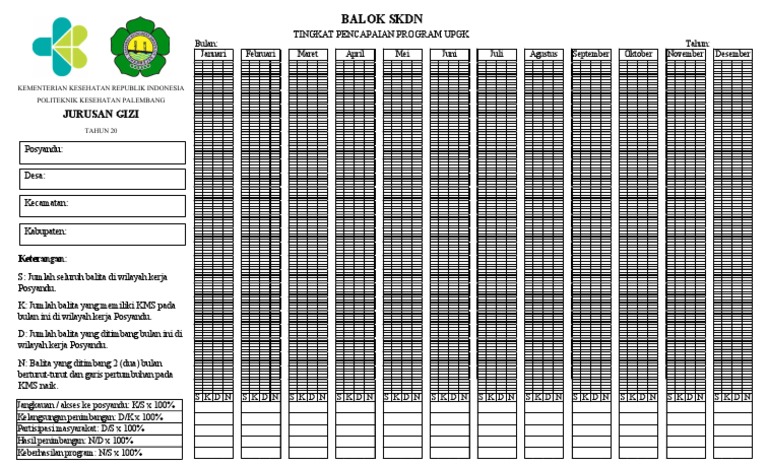 (Diy) Balok SKDN Kosong PDF | PDF