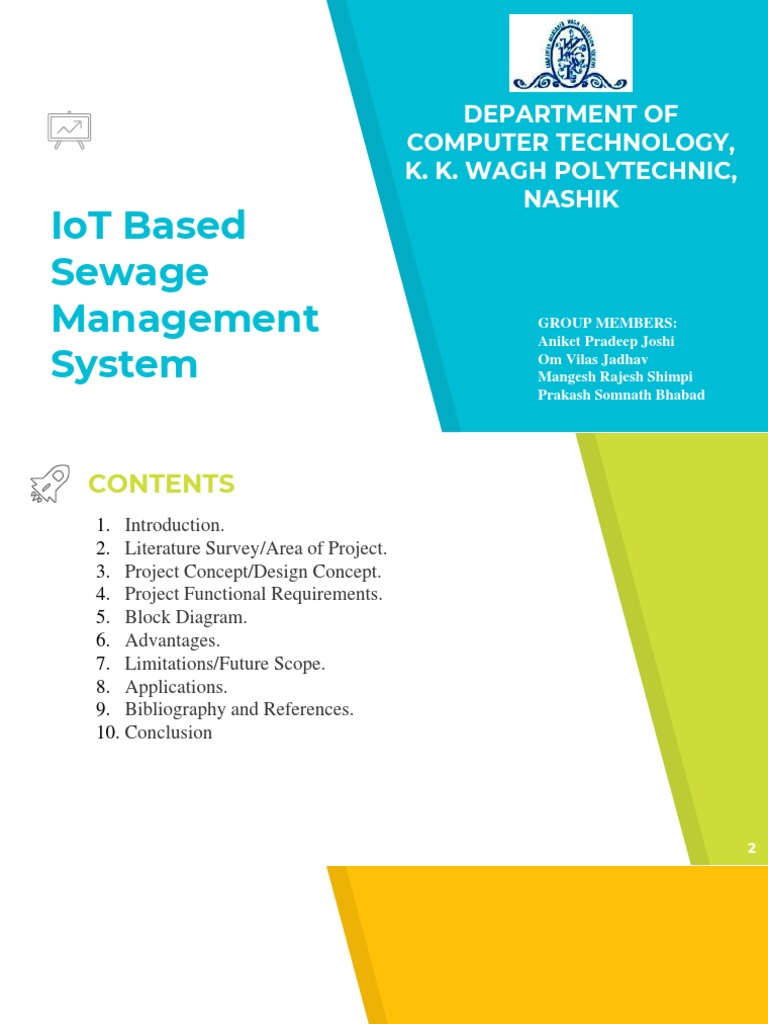 Iot Based Sewage Management System Pdf