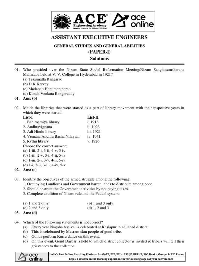 GS Solutions PDF | PDF