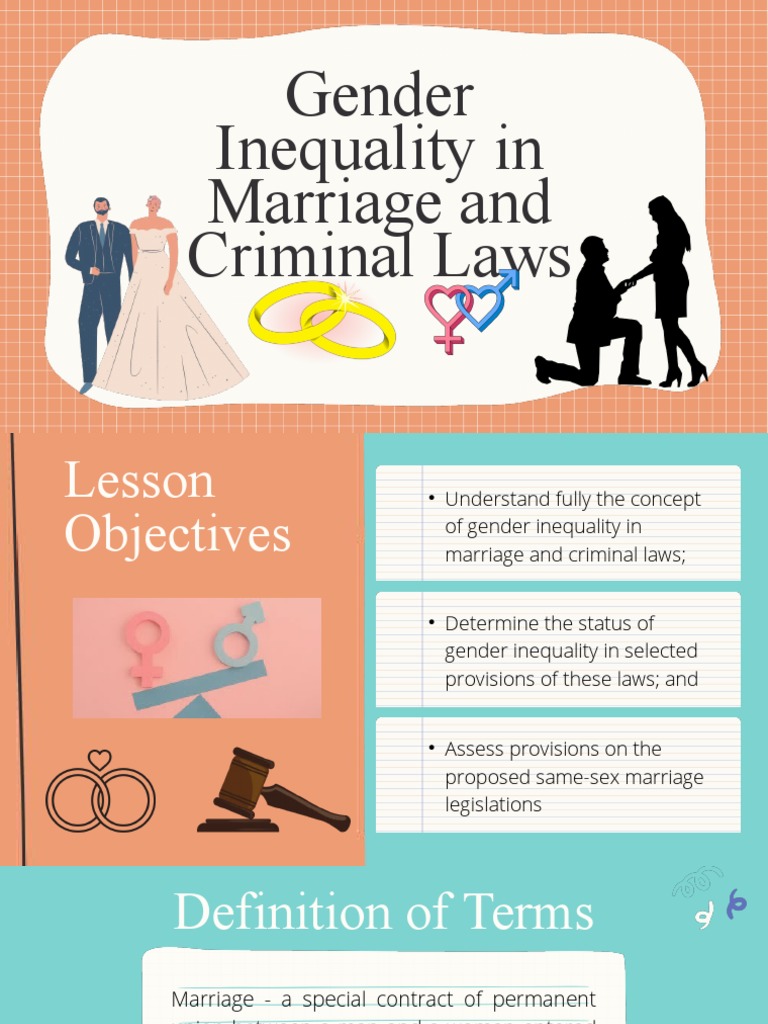 Gender Inequality in Marriage Laws | PDF