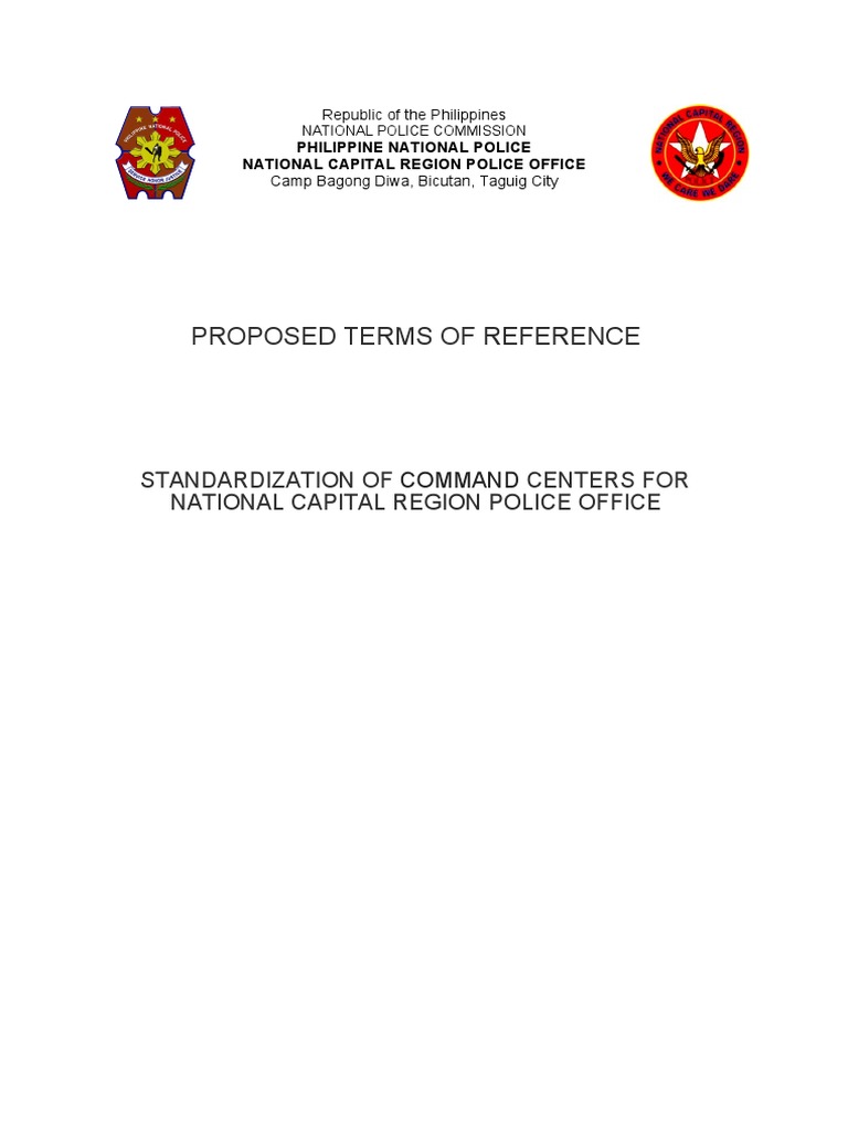 TOR For Presentation Final | PDF