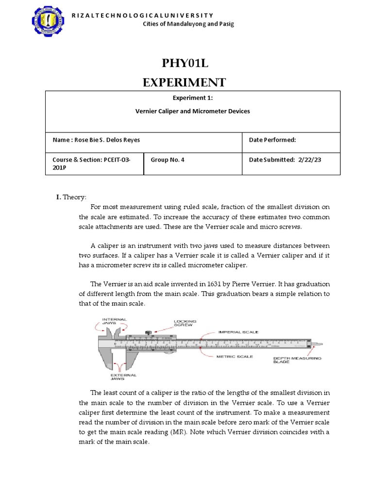 Experiment#1 PDF | PDF